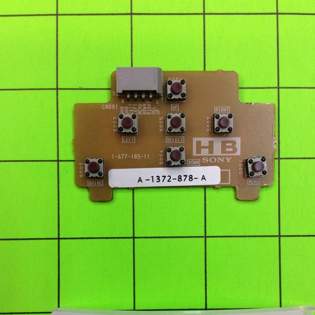 Sony SAT-B55 Cable Box Key Button Board 1-677-185-11 A-1372-878-A TCI ...
