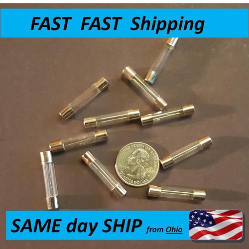 6.3A Delay Fuse --- T6.3A ---- 6.3 AMP --- 250v max. --- FAST Ship from ...