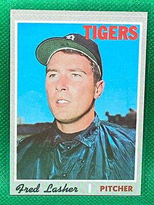 1970 Topps 356 Fred Lasher Detroit Tigers | eBay