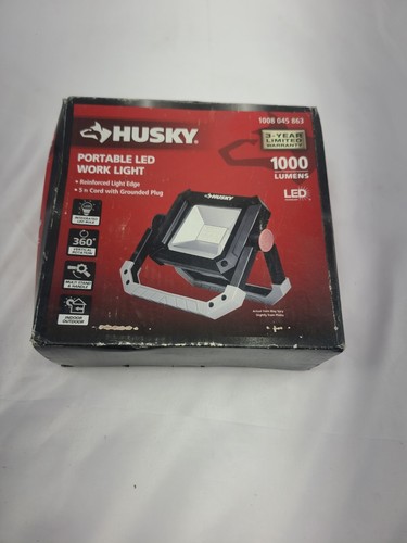 Husky 1000 Lumens LED Portable Work Light. NIB. 6972993532896| eBay