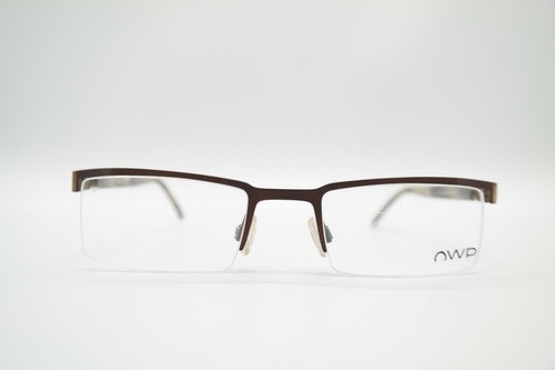 Owp 8544 401 Bronze Brown Half-Frame Glasses Eyeglass Frame New | eBay