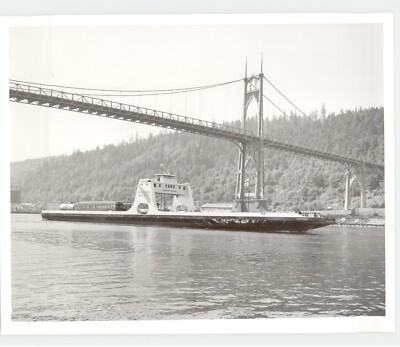 Western Pacific RAILCAR FERRY 'Las Plumas' Forest Bridge SHIPS 1957 ...