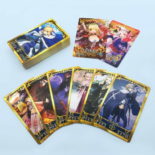 80pcs 2 Set FGO Fate Grand Order Cards Alter Saber Cards Collection Set ...
