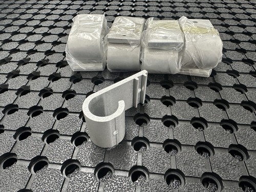 ALUMINIUM UTE TRAY SIDE ROPE RAIL INSTALL BRACKET HEAVY DUTY PIPE (PACK ...
