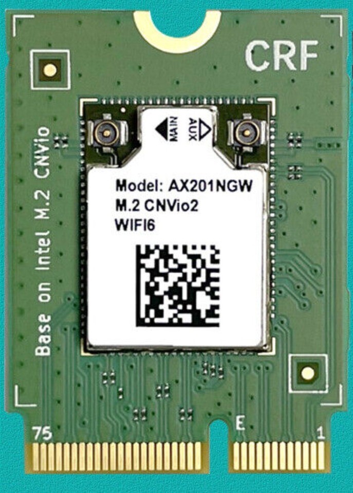 Intel WiFi 6 AX200 AX200NGW M.2 NGFF Wireless WiFi Card Dual Band BT5.2 ...
