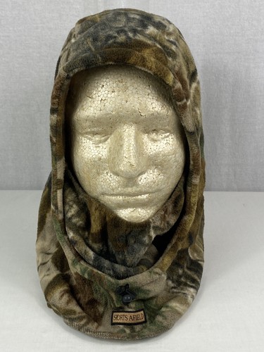 SPORTS AFIELD RARE VINTAGE FLEECE DRAWSTRING HUNTING FISHING HOOD ...