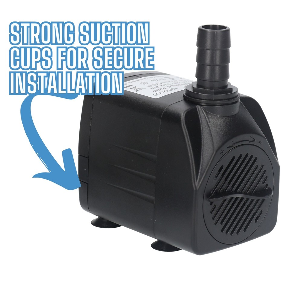 Submersible Water Pump Aquarium Fish Tank Pump Sump Pond Water Feature ...