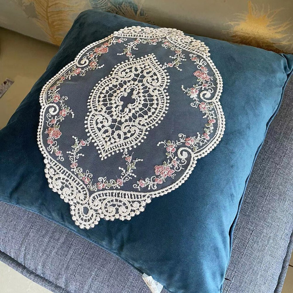 Tablecloth Table Cloth Technology Embroidered Fiber Hollow Polyester | eBay