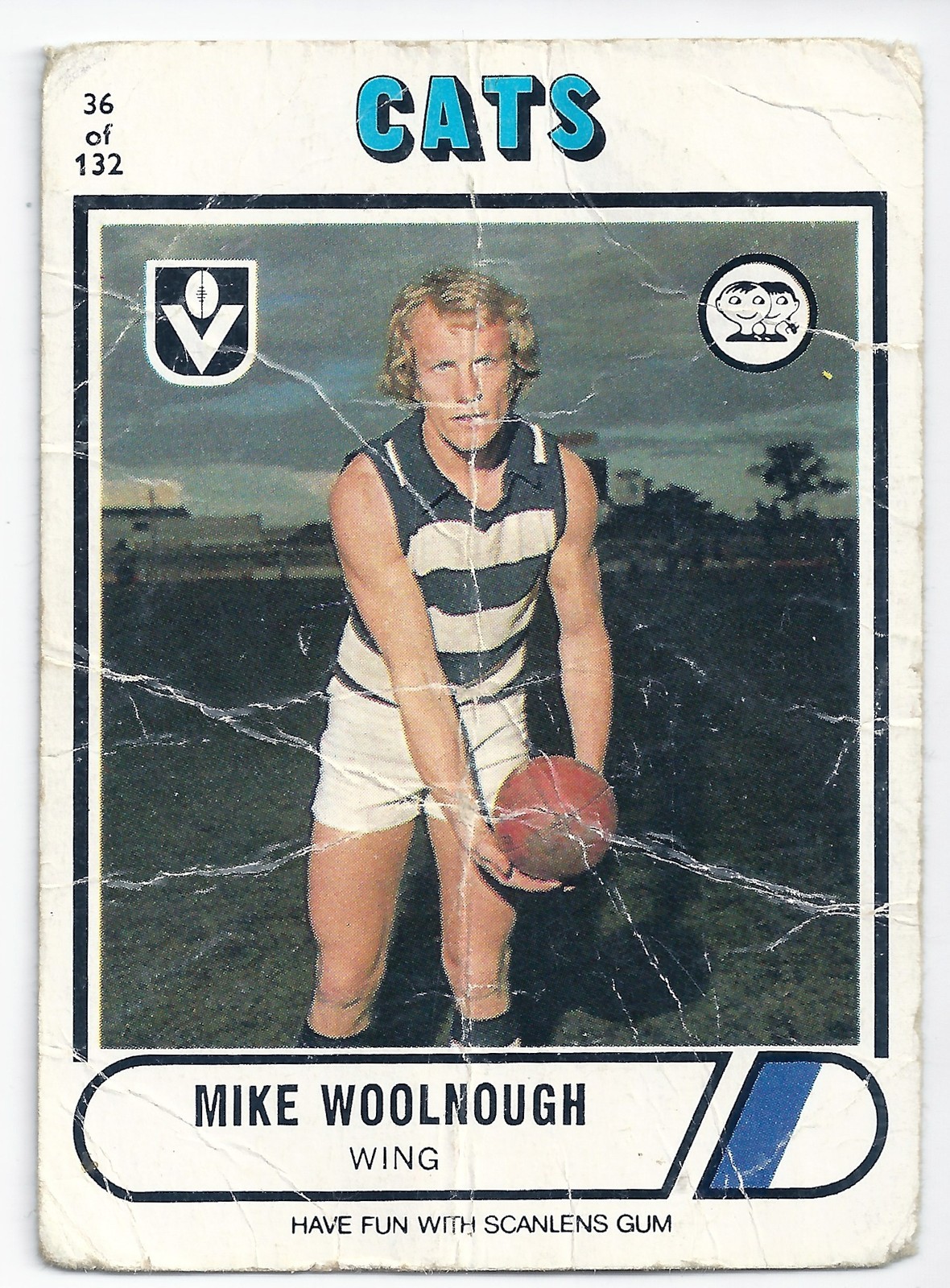 1976 Scanlens (36) Mike WOOLNOUGH Geelong "" | eBay