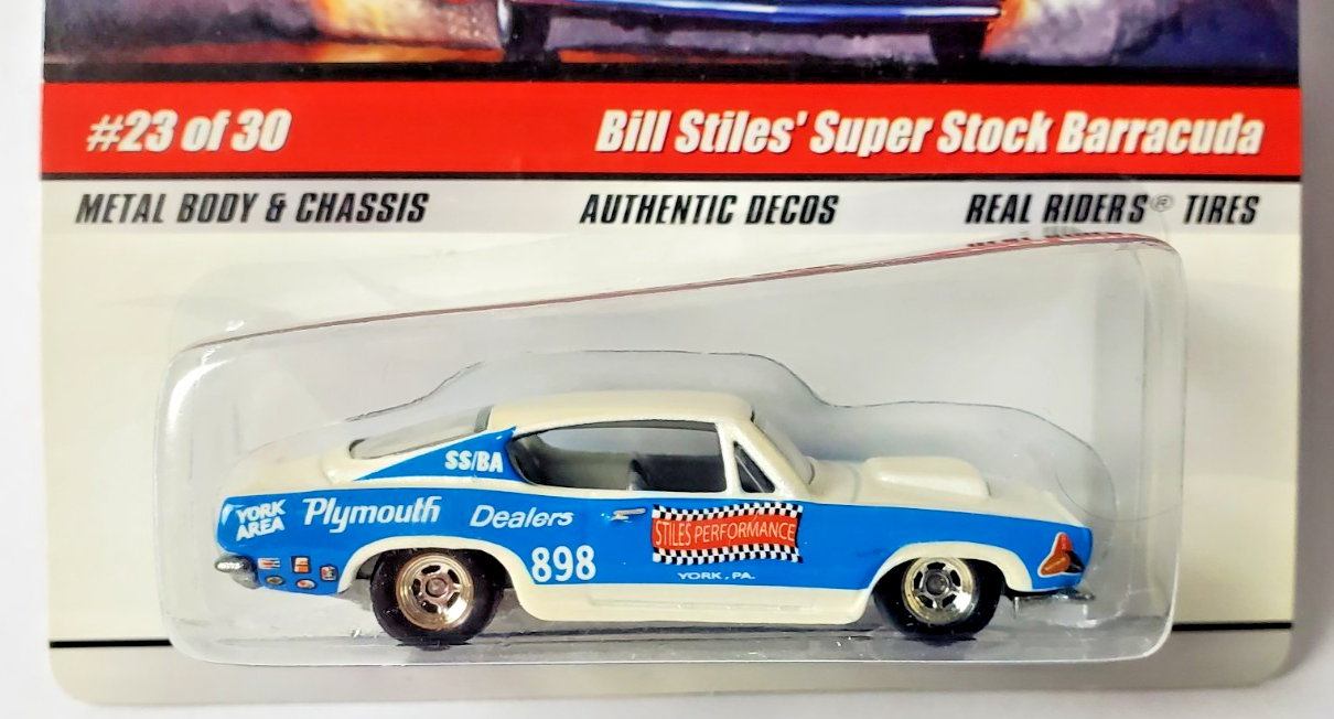 Bill Stiles' Super Stock Barracuda 2008 Hot Wheels Drag Strip Demons ...