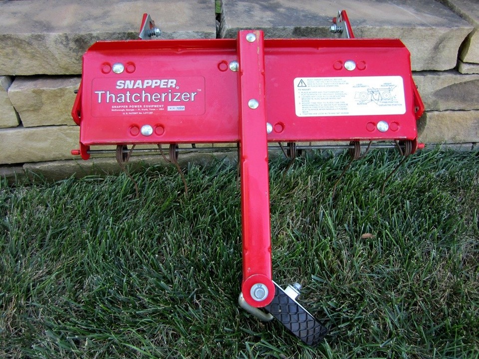 Genuine Snapper Thatcherizer Lawn Mower Dethatching Rake Attachment | eBay