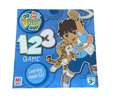 GO DIEGO GO! 1 2 3 GAME - Preschool Learning Game - Milton Bradley Nick ...