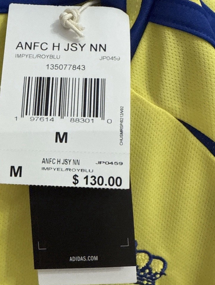 Adidas Cristiano Ronaldo Al Nassr FC 24/25 Home Soccer Jersey Size M ...