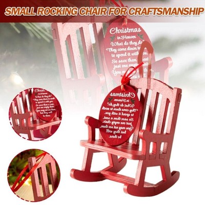 Ornament Christmas Tree Pendant Rocking Chair Christmas Tree Decoration ...