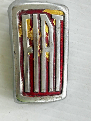 Vintage Car Fiat Badge Emblem | eBay