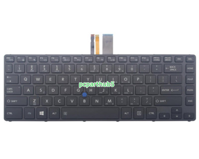 New Keyboard For Toshiba Portege R30-30 Laptop US Black W/ Backlit ...