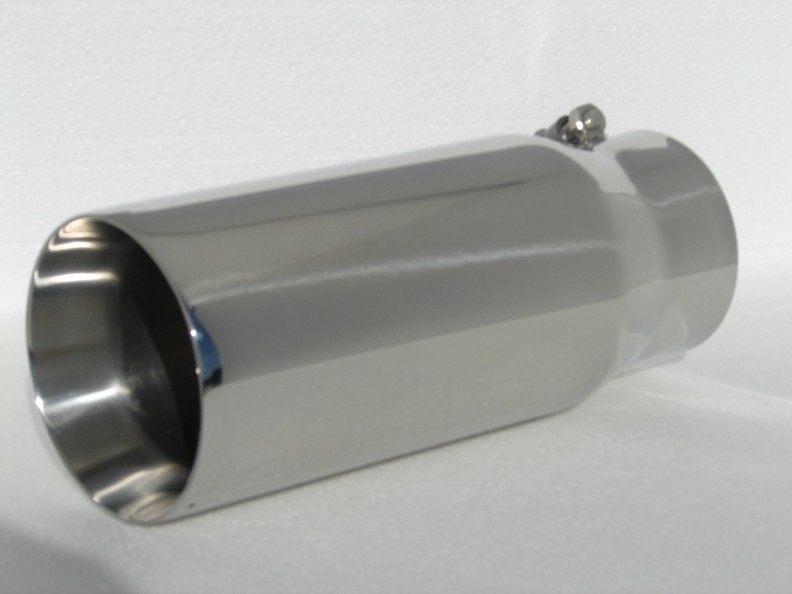 Stainless Exhaust Tip Pen Double Wall 3.6" ID 5" OD x 12" L fits GM ...