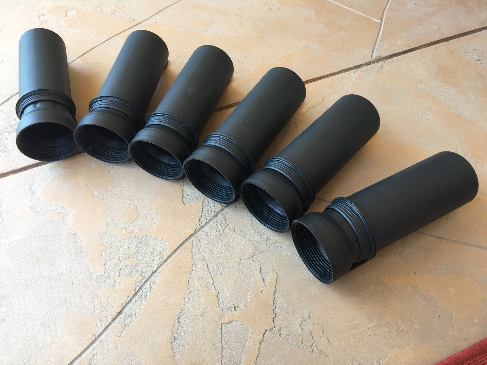 6 PCs 3 1/4" Dia X 12.5 Long Tool Tube Storage Canisters-Free shipping ...