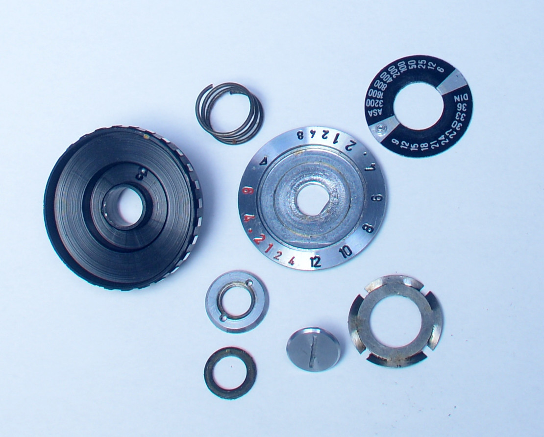 EXAKTA VX1000 Large Shutter Speed Knob Film Sensitivity for Vintage SLR ...