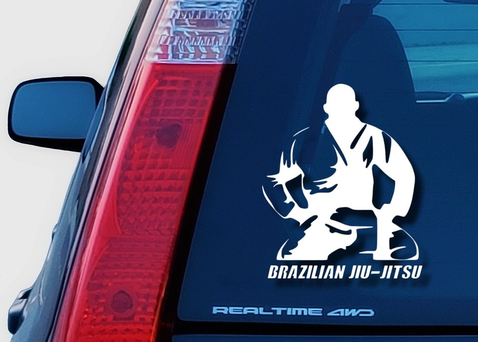 Brazilian Jiu-Jitsu MMA Decal Sticker for Auto, Windows, Laptops-6"w x ...