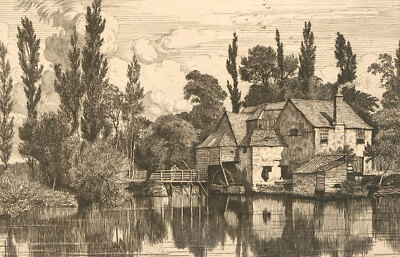 Early 20th Century Etching - Iffley Mill | eBay