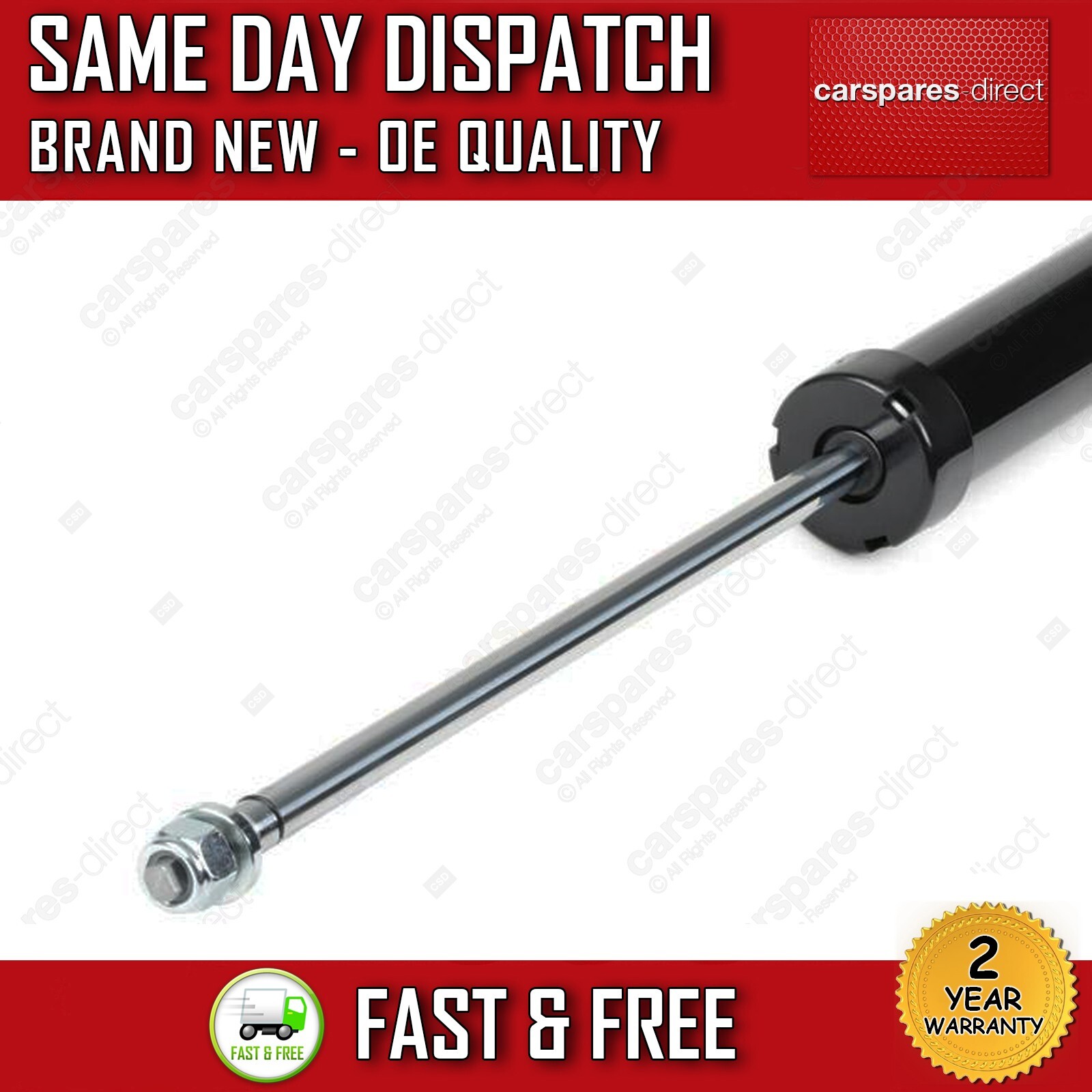 VW GOLF MK4 BORA POLO 1997 ON REAR SUSPENSION SHOCK ABSORBER DAMPER ...