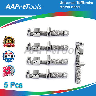5 TOFFLEMIRE RETAINER UNIVERSAL MATRIX DENTAL RESTORATIVE BAND ...