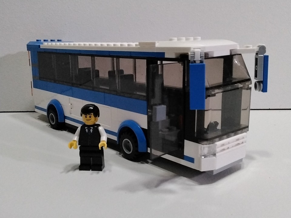 LEGO 8404 City Public Transport Station City Bus Only - Custom Color ...