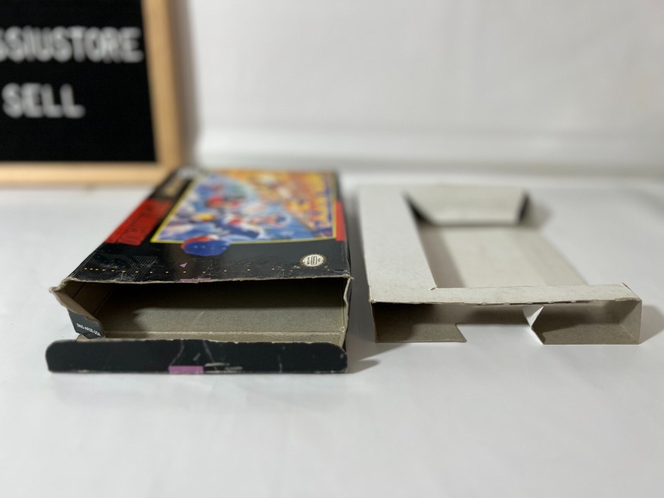 Mega Man X3 Genuine Game Box Only Tray Inserts Super Nintendo Snes Used ...