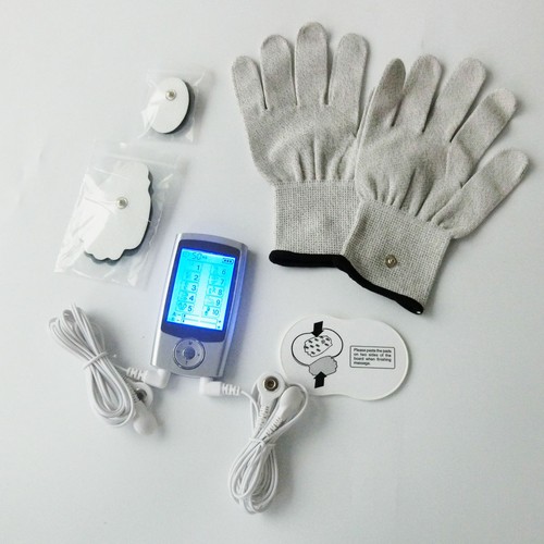 10 Modes LCD Mini Massager Muscle Electric Pulse Therapy Tens EMS ...
