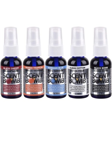 5 ASSORTED Strong Scent Bomb Air Freshener 100% High Concentrated 1 oz ...