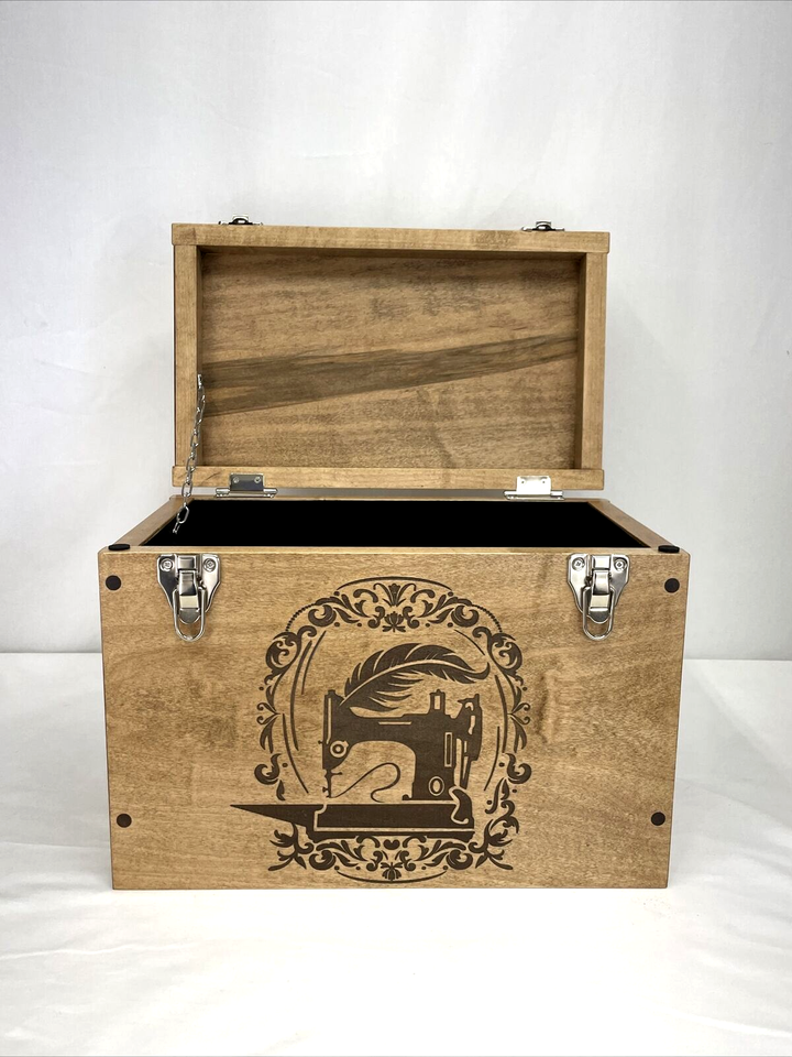 Custom Artisan Handcrafted Wood Singer Featherweight Sewing Machine ...