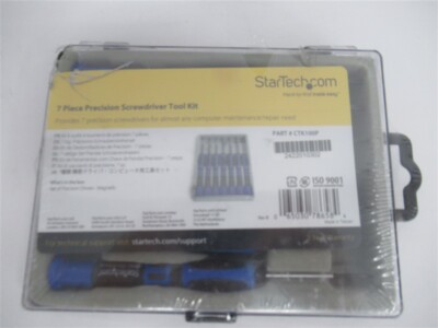 StarTech.com CTK100P, 7-Piece Precision Screwdriver Computer Tool Kit ...