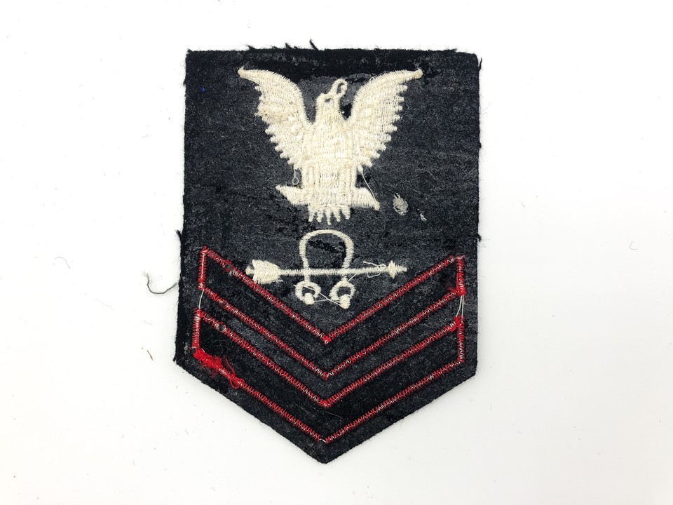 US Navy Chief Petty Officer 2nd Class Chevrons Rank Stripes Soundman ...