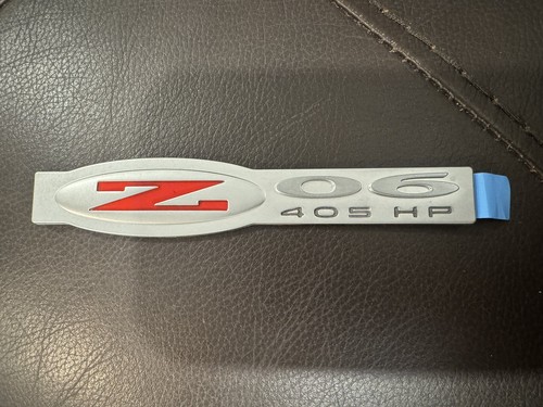 2002 2003 2004 OEM Genuine NEW Corvette Z06 405 HP Fender Emblem ZO6 C5 ...