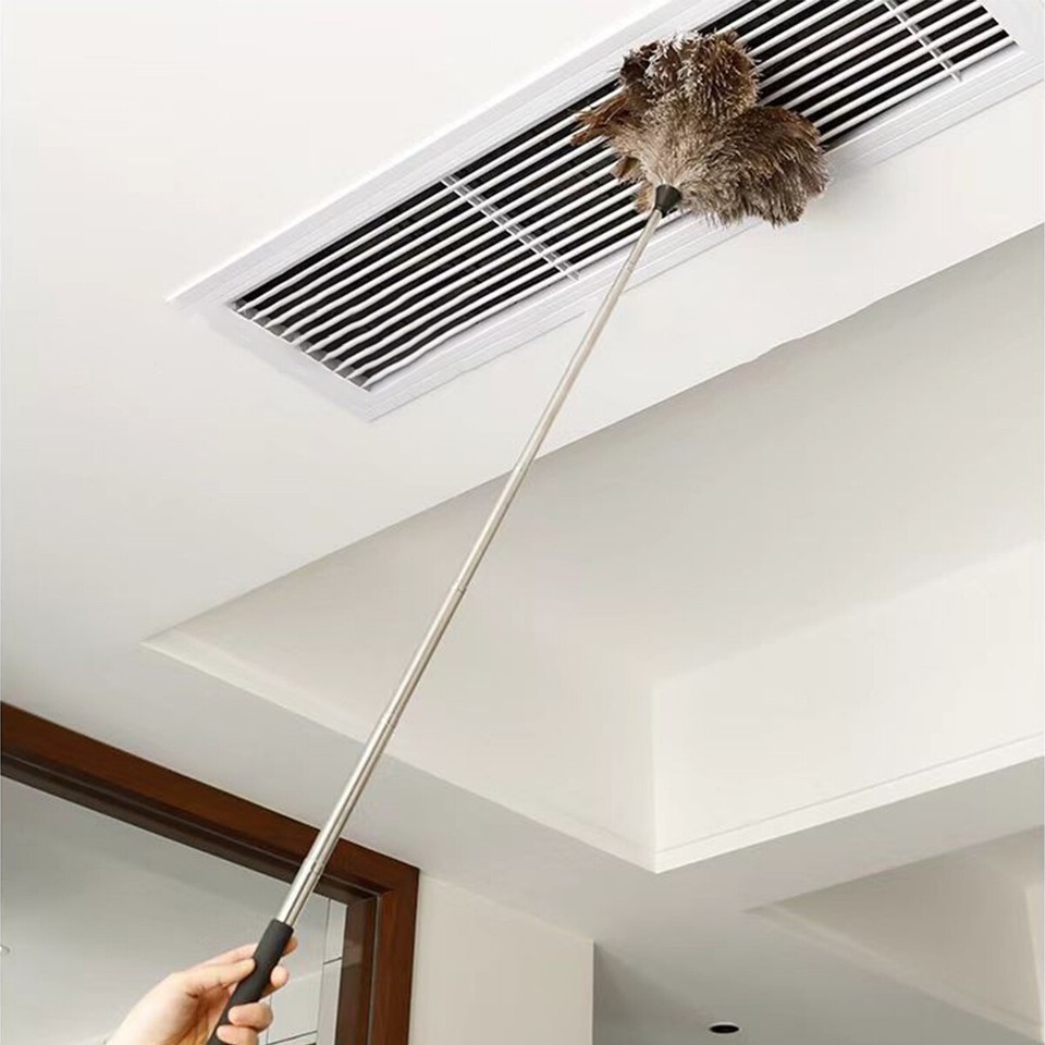 Retractable Feather Duster Duster Ostrich Feather Duster For Book ...
