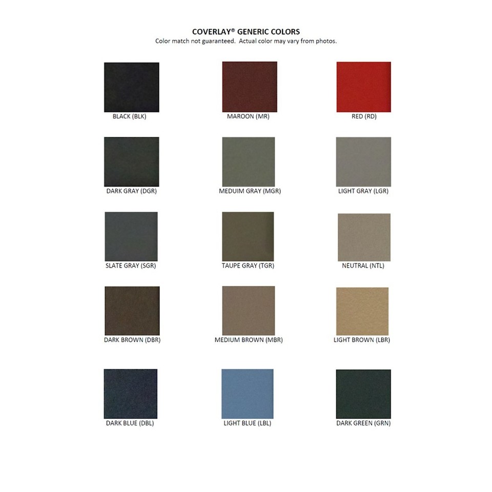 18-59N-MGR Coverlay Set of 2 Door Trim Panels Front Driver & Passenger ...