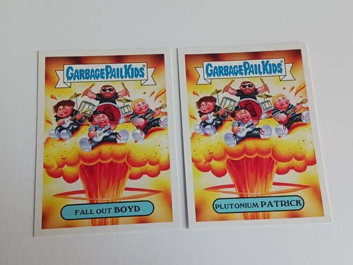 2017 Topps Garbage Pail Kids Fall Out Boy Cards 9A 9B Battle Of The ...