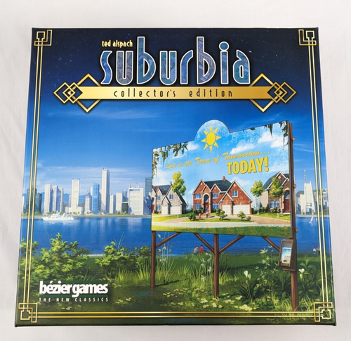 SUBURBIA Board Game COLLECTOR'S EDITION Used **See Notes** Bezier Games ...