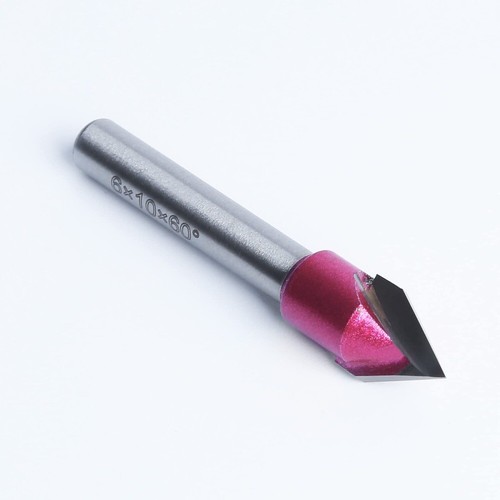 10mm 6MM Router Bits Cutting Dia CNC V Bit Woodworking Door Engraving ...