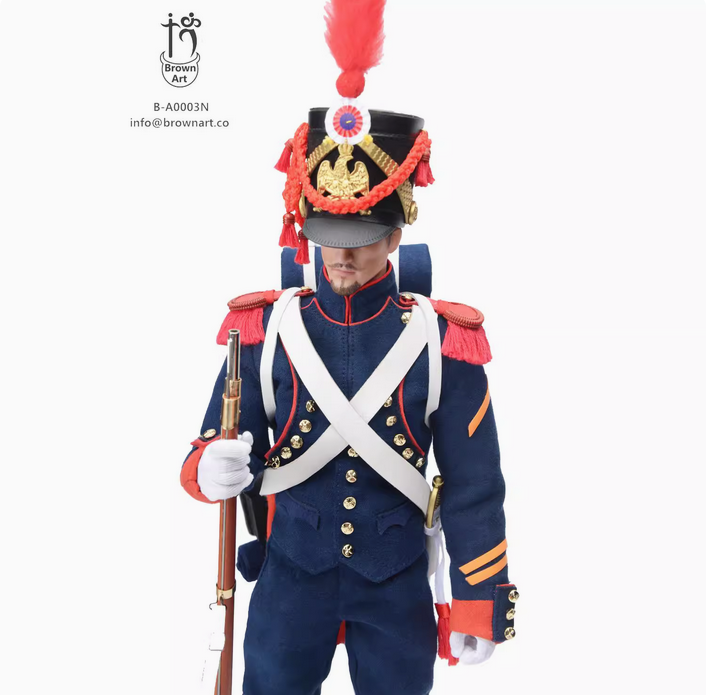 BROWN ART B-A0003 1/6 Napoleon War Series 12'' Guards Artillery Action ...