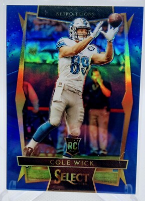 2016 Panini Select Concourse Blue Prizm /149 Cole Wick #40 Rookie RC | eBay
