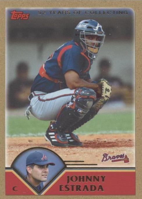2003 Topps Traded & Rookies - Johnny Estrada #T25 Gold /2003 for sale ...