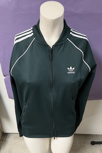 Adidas Women’s Track Jacket HN5890 “NWT” Mineral Green Small | eBay