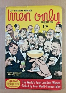 Men Only magazine - November 1956 - Vol.63, No. 251. Cover: 21st ...