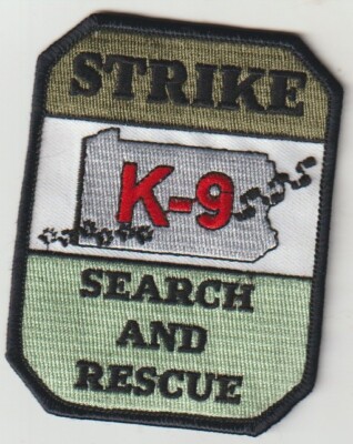 STRIKE K-9 search and rescue dogs PA patch shipped from Australia | eBay
