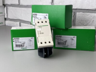 LOT 3ps NEW Schneider Current limiter LA9LB920 TeSys U TeSys GV2, 32A ...