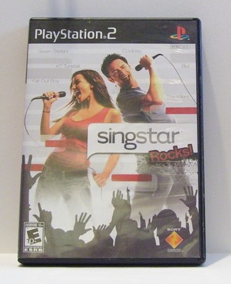 SingStar Rocks! Sony PlayStation 2 Fun Singing PS2 Video Game COMPLETE ...