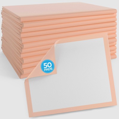 Premium Disposable Underpads 30x36 [50-Pack] Heavy Absorbent Chucks ...