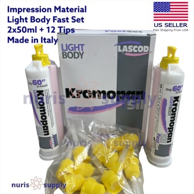Fast Set Dental Impression VPS Material Light Body or Heavy Body ...